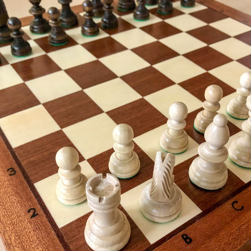 Chess set OLYMPIC SMALL INTARSIA